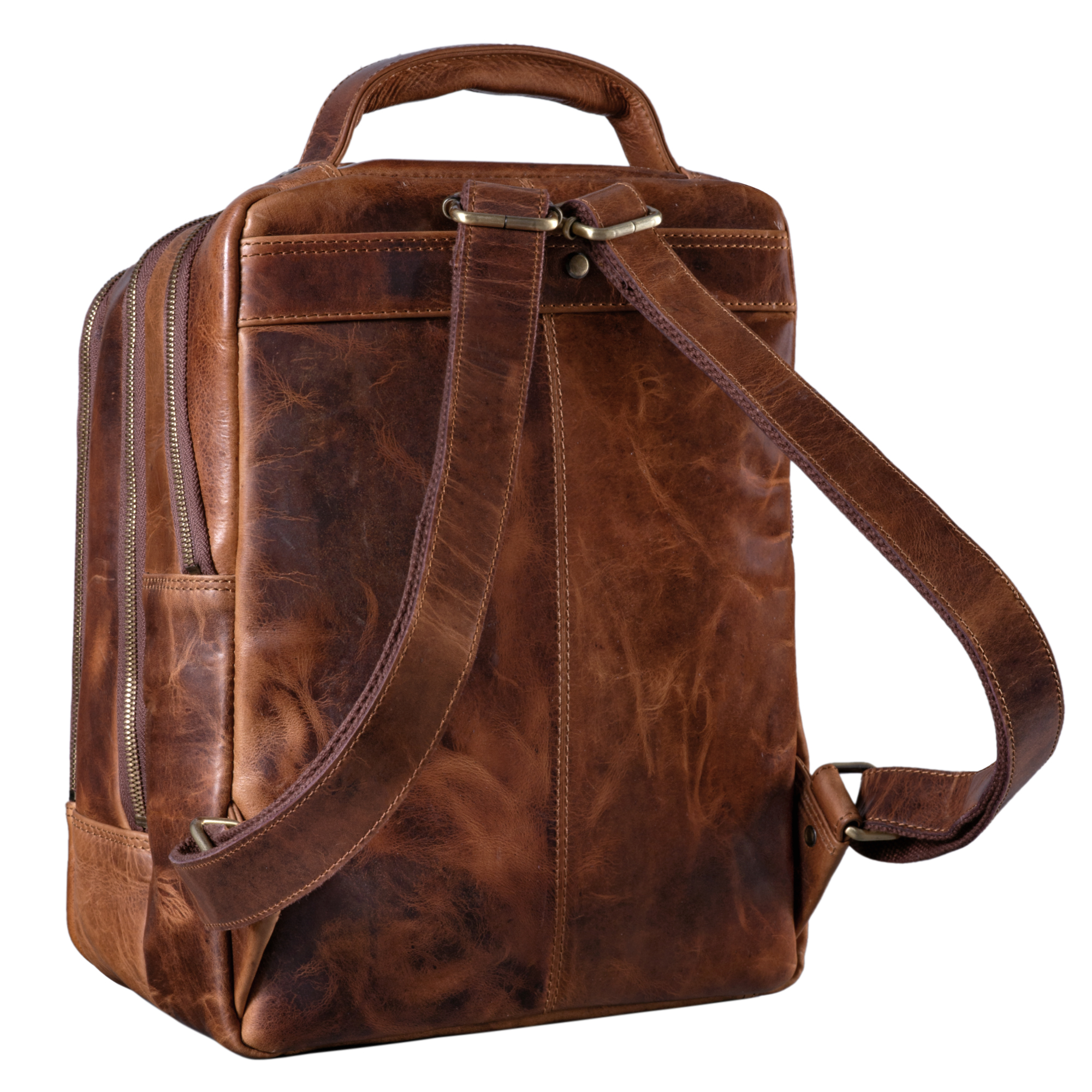 "Kobe" Mochila escolar de cuero | STILORD